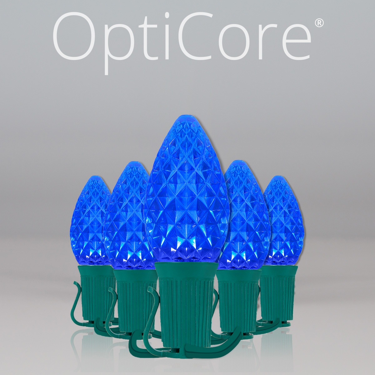 Christmas Lights - C7 Blue Opticore Commercial LED Christmas Lights