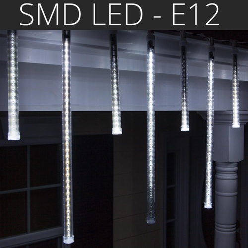 T8 Cool White Grand Cascade SMD LED Light Tubes, E12 Base