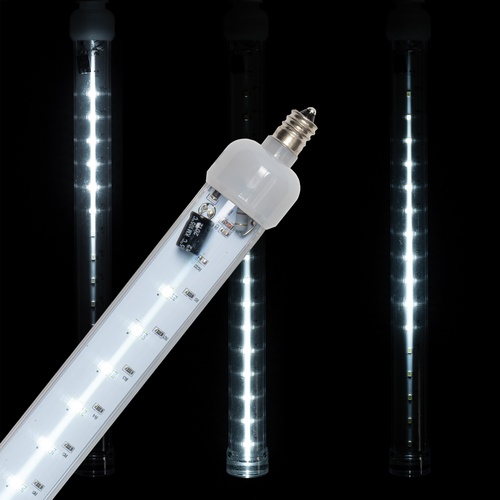 T8 Cool White Grand Cascade SMD LED Light Tubes, E12 Base