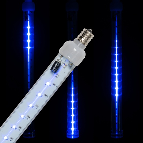 T8 Blue Grand Cascade SMD LED Light Tubes, E17 Base