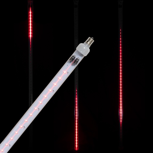 T8 Red Grand Cascade SMD LED Light Tubes, E17 Base